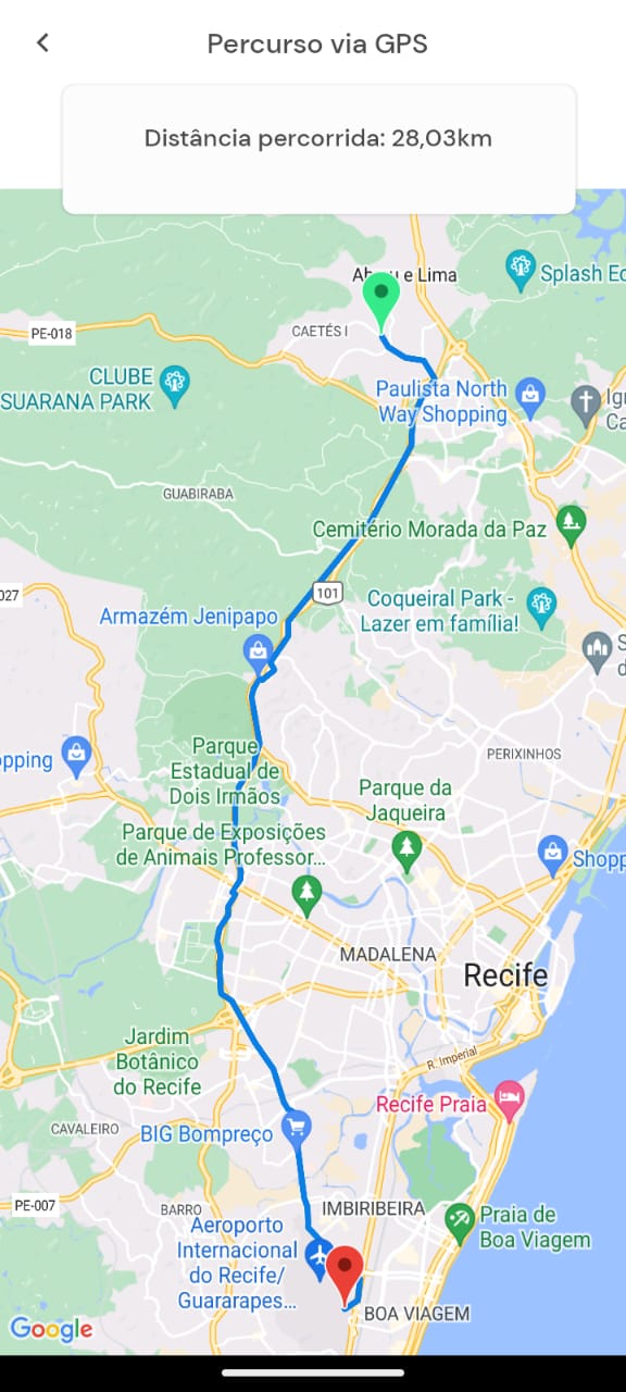 Como criar percursos através do aplicativo – Central de Ajuda VExpenses